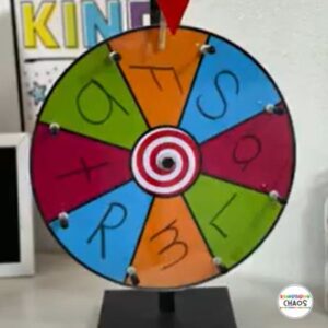 Using A Spinning Wheel in the Kindergarten Classroom - Kindergarten Chaos
