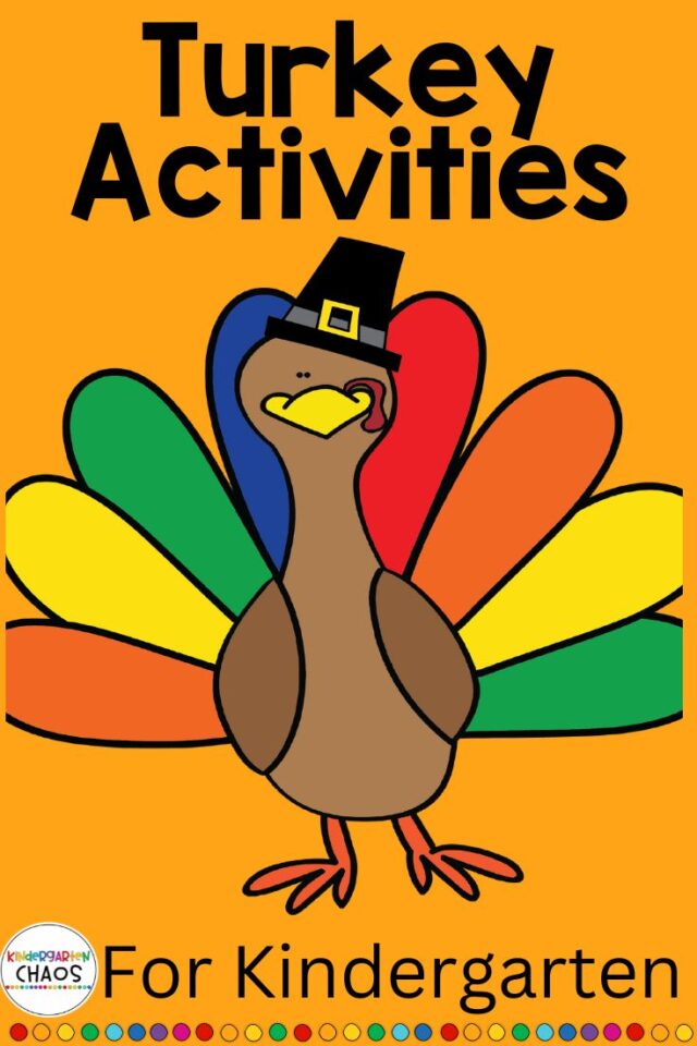 Turkey Activities For Kindergarten - Kindergarten Chaos