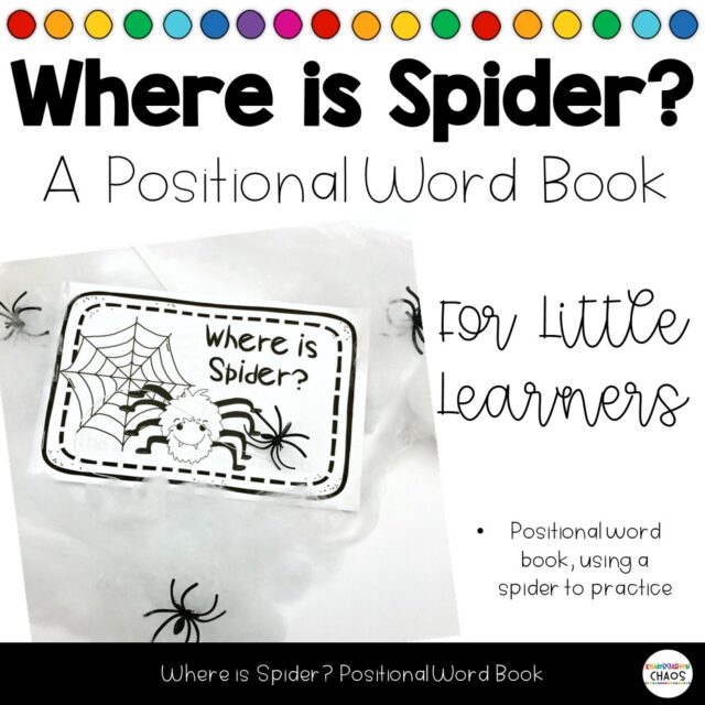 Positional Word Activities For Little Learners - Kindergarten Chaos