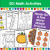 November Thanksgiving Literacy Math Activities - Worksheets | Centers ...