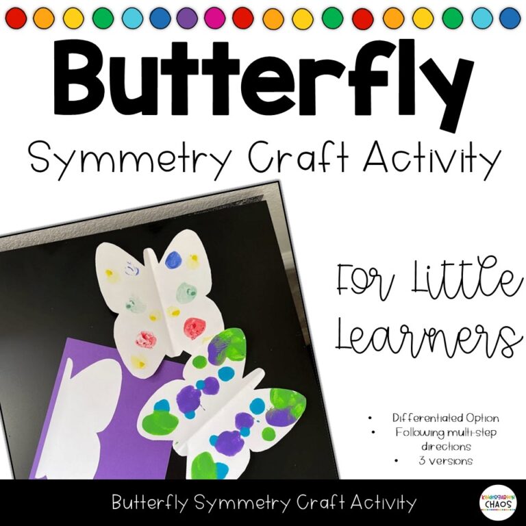 Butterfly Activities For Little Learners - Kindergarten Chaos Butterfly ...