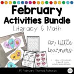 February Literacy Math Activities |Valentines |Dental Health ...