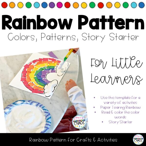 Rainbow Activities For Little Learners - Kindergarten Chaos Rainbow ...