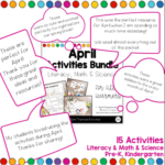 April Literacy Math Science Activities | Easter | Spring | Worksheets ...