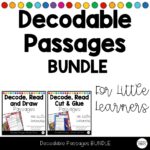 Decodable Passages BUNDLE /Read & Draw | Cut & Glue Comprehension | SOR ...