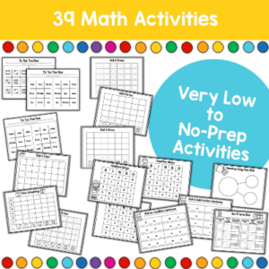 Dice Games Year Long Bundle For Little Learners - Kindergarten Chaos ...