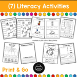 May Literacy Math Activities | Flowers Plants | Spring | Worksheets ...