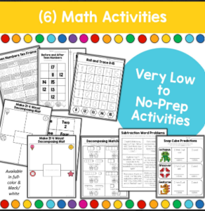 June Literacy Math Activities - Kindergarten Chaos