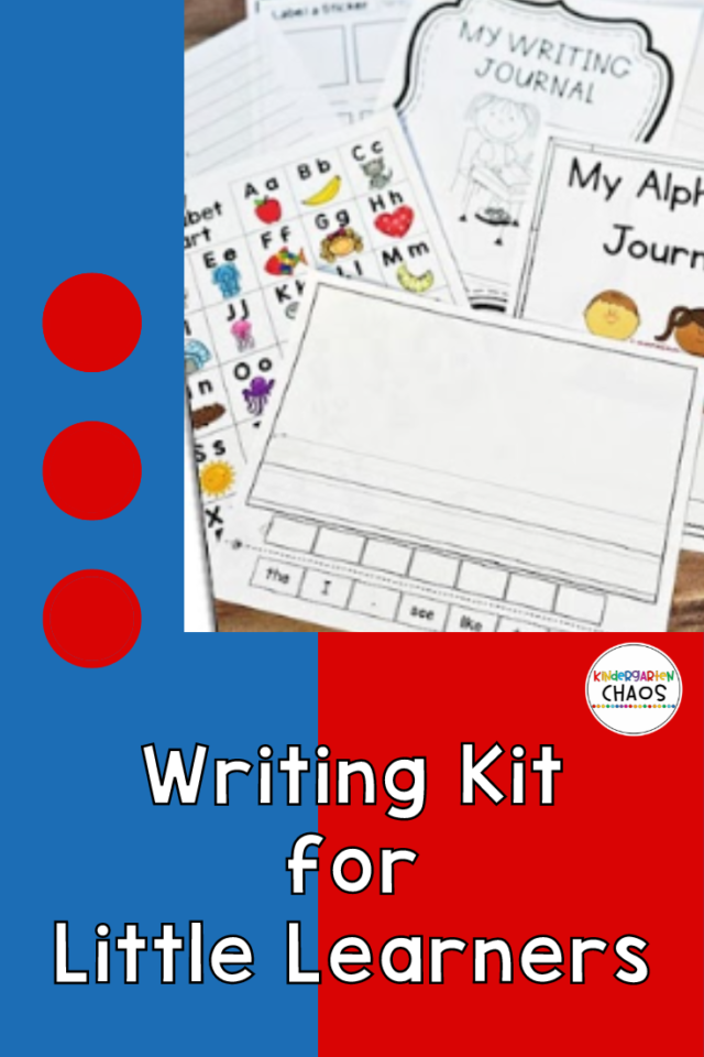 Writing Kit for Little Learners - Kindergarten Chaos