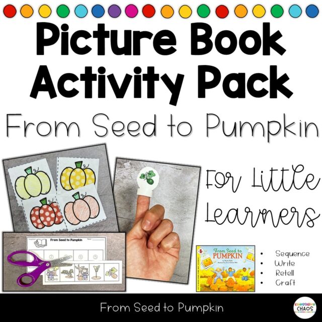Picture Books and Activities for Little Learners - Kindergarten Chaos