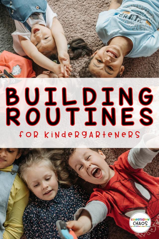 Building Routines For Kindergarteners - Kindergarten Chaos