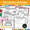 October Back to School Literacy Math Activities | Fall | Worksheets ...