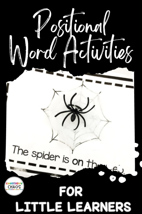 Positional Word Activities For Little Learners - Kindergarten Chaos