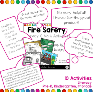 Picture Book Activity Pack | Fire Drill | Retelling Sequencing Craft ...