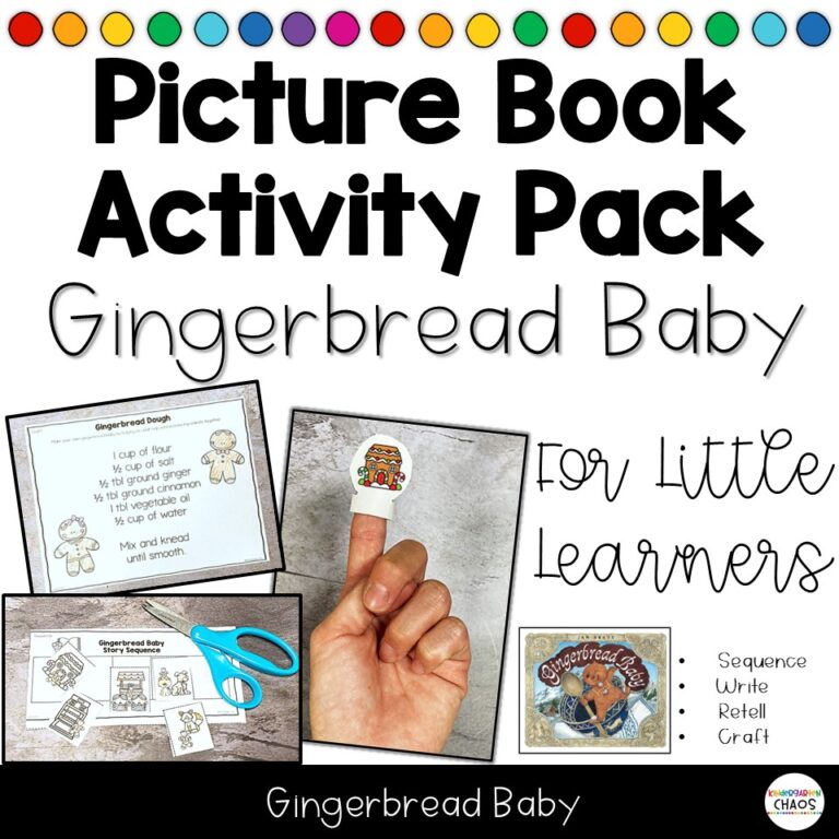Gingerbread Hunt for Little Learners - Kindergarten Chaos