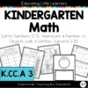 K.CC.A3 Write Numbers 0-20. - Kindergarten Chaos