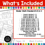 K.CC.A3 Write Numbers 0-20. - Kindergarten Chaos