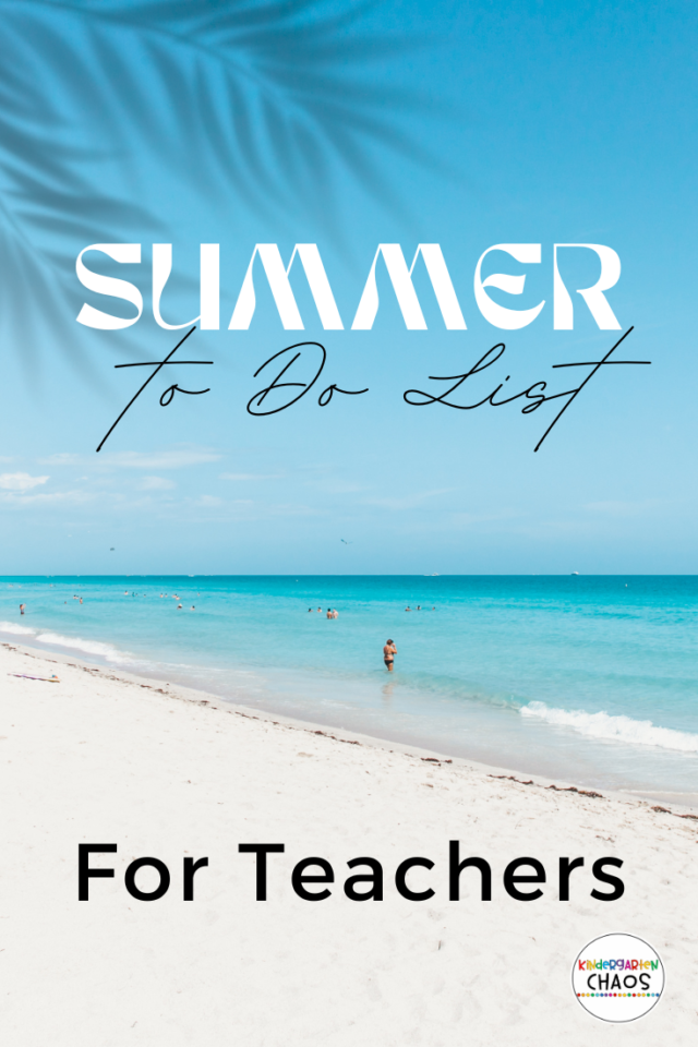 Summer To Do List For TeachersSummer To Do List For Teachers ...