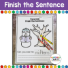 Finish the Sentence | Beginning Early Writing - Kindergarten Chaos