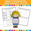 K.CC.B 5 Count to Tell How Many - Kindergarten Chaos