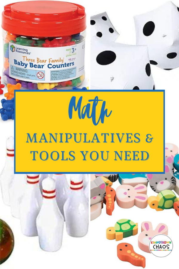 Math Manipulatives & Tools You NEED - Kindergarten Chaos