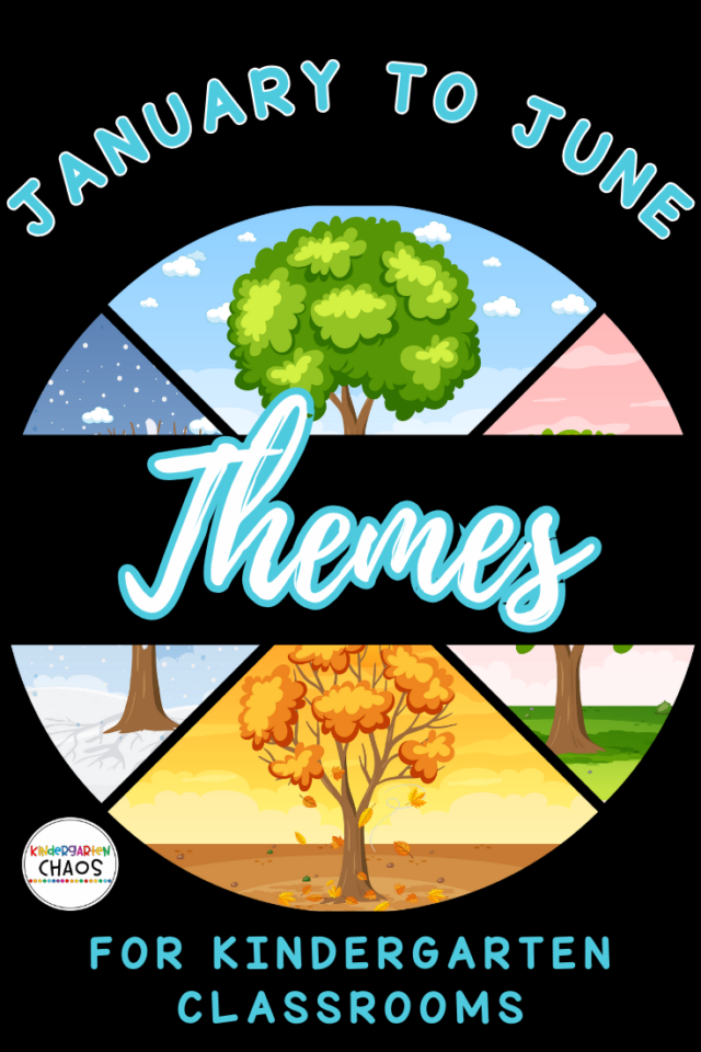 January to June Themes for Kindergarten Classrooms - Kindergarten Chaos