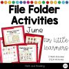 June File Folder Activities - Kindergarten Chaos