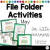 May File Folder Activities - Kindergarten Chaos