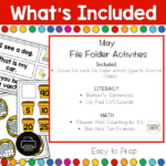 May File Folder Activities - Kindergarten Chaos