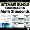 Ultimate BUNDLE of Kindergarten Math Standards - Kindergarten Chaos