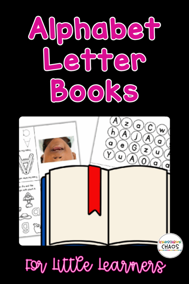 Alphabet Letter Books For Little Learners - Kindergarten Chaos