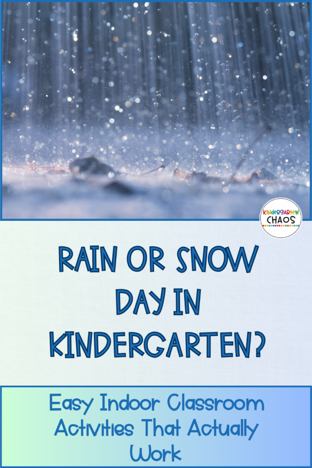 Pinnable Templates - Kindergarten Chaos